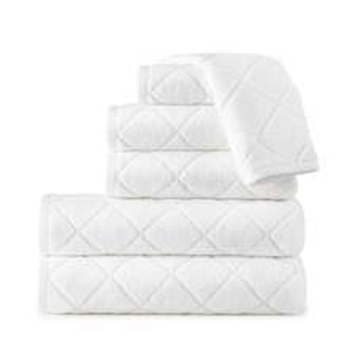 Peacock Alley Nantucket Towel Collection - Luxury Turkish 100% Long Staple Cotton, Soft Absorbent & Fast Drying, 3 Color Options - Bath Towel (White)