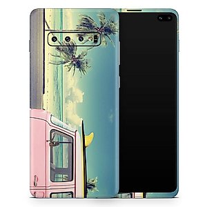 DesignSkinz Beach Trip Protective Vinyl Decal Wrap Skin Cover Compatible with The Samsung Galaxy S20 (Screen Trim & Back Glass Skin)