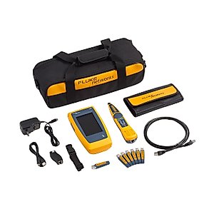 Fluke Networks LIQ-KIT LinkIQ Cable + Network Tester Kit, Black
