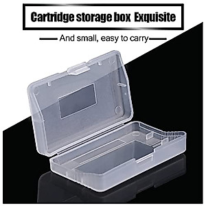 Game Case Cartridge,10pcs Transparent Anti Dust Cover Cartridge Game Case Box,Game Card Case Games Cartridge Holder, Game Cartridge Case Dust Cover for Nintendo Advance GBA