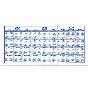 Personal Checkbook Registers, Set of 10, 2023-2024-2025 Calendars, Made in USA