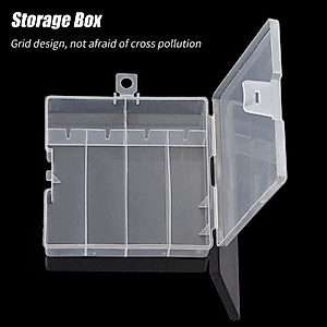 cdar Storage Box -Break Good Sealing Plastic Fishing Tackle Accessory Box for Exercise
