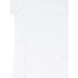 CozeeME Baby Boys 3 Pack Short Sleeve Side Snap Grow With Me Bodysuit 0-3 Months