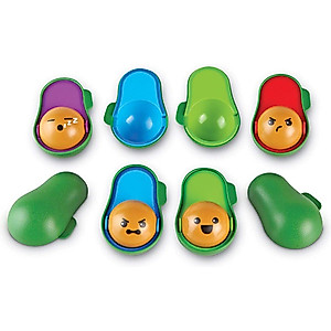 Learning Resources Learn-A-Lot Avocados - 9 Pieces, Ages 18+ months Toddler Social Emotional Learning Toys, Develops Fine Motor Skills, Toddler Learning Toys