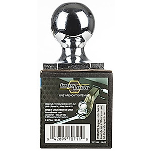 Reese Towpower 7071100 Carbon Forged 1-7/8" Chrome Interlock Hitch Ball , black