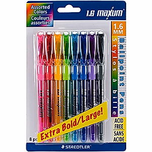 Staedtler Maxum 1.6mm Tip Ballpoint Pens