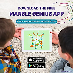Marble Genius Auger Lift Extension: Marble Run Auger Accessory Set Adds 13 Inches to Marble Genius Auger Lifts for Additional Marble Run Fun, Auger Motor & Batteries Not Included, for Ages 5 and Above