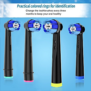 16pcs Bimily Toothbrush Replacement Heads Compatible with Oral B Electric Toothbrush,Replacement Toothbrush Heads for Precision Clean and More Model