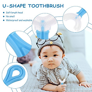 DOITOOL Healeved 1Pc U-Shape Toothbrush, Manual Toothbrush, Kids Toothbrush Teeth Cleaning Tool, U-Shaped Toothbrush for Kids