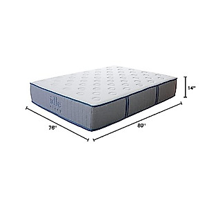 King Mattress, 14 Inch Memory Foam Mattress King for Back Pain, Gel Mattress in a Box, Made in USA, 5 Layers of Comfort, CertiPUR-US Certified