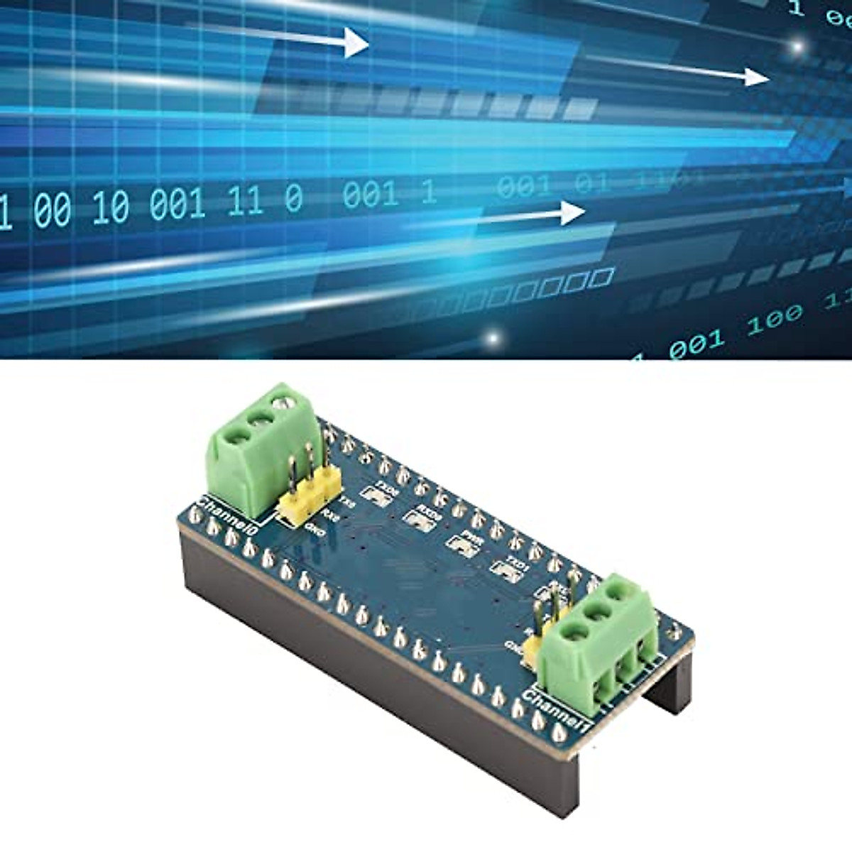 Expansion Board for Raspberry Pi, SP3232een Driver Chip, Dual Channel Uart Interface for Pico Motherboard, PCB Material, Easy to Convert RS232 Expansion Board