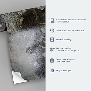 artgeist Wall Mural Stars 135x101 in - Peel and Stick Self-Adhesive Wallpaper Removable Large Sticker Foil Wall Decor Print Picture Image Design Sky Night Clouds Constellation i-A-10014-a-a