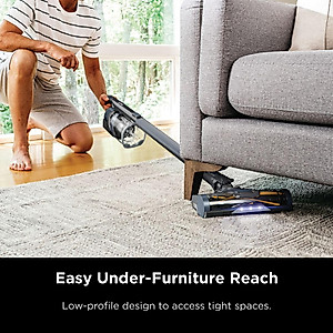 Shark Rocket Lightweight Cordless Stick Vacuum (IX141), 7.5 lbs, Blue Iris (Renewed)