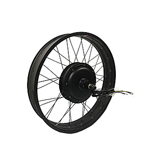 Color UCK1 Display System ，3000W Rear Wheel Electric Fat Bike Conversion Kit with 72V 80A Sabvoton programmable Controller, 7-Speed flywheel and Torque arm (26inch *4.0 Rear)