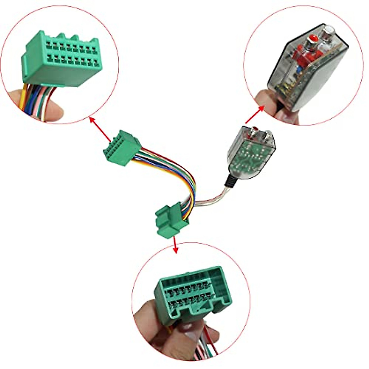 Add an Amp Amplifier adapter interface to factory radio system Fits to GM vehicles Chevy Camaro Colorado Silverado GMC Canyon Yukon Sierra 1500 2500HD 3500HD
