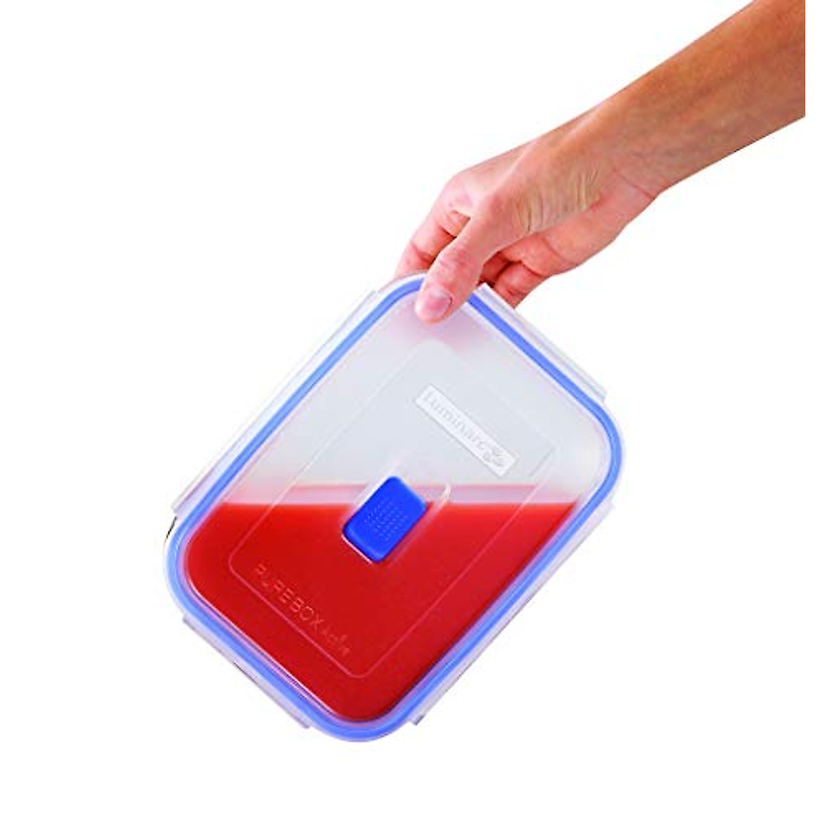 Luminarc 3.4 Cup Pure Box Active 6-Piece Food Storage Rectangle Set, Clear