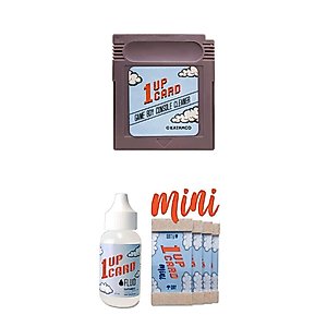 1UPcard Cleaning Kit Combo Compatible With Game Boy, Game Boy Color, and Evercade VS Consoles And Video Games