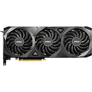 MSI Gaming GeForce RTX 3080 LHR 10GB GDRR6X 320-Bit HDMI/DP Nvlink Torx Fan 3 Ampere Architecture OC Graphics Card (RTX 3080 Ventus 3X 10G OC LHR) (Renewed)