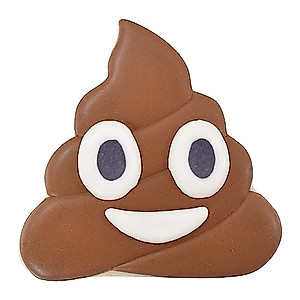 R & M International Poop Emoji Cookie Cutter, One Size, Brown