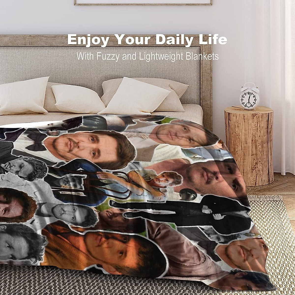 Ultra-Soft Fleece Throw Blanket 3D Fashion Print Pascal Bed Blanket for Couch Sofa Warm Bed Throw Blanket 50"x40"