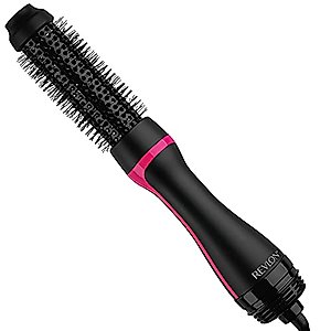 Revlon One Step Root Booster Round Brush Dryer and Hair Styler | Fight Frizz and Add Volume, (1-1/2 in)