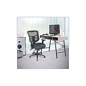 Alera ALEEL42ME10B Alera Elusion Series Mesh Mid-Back Multifunction Chair, Black