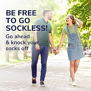 Dr Scholl’s Go Sockless! Cushioning Insoles for Women Men Unisex, 3 Pairs, Trim to Fit - Absorbs Moisture to Keep Feet Dry, Shoe Inserts for Women Men with Plush Terry Cloth Layer for Added Comfort