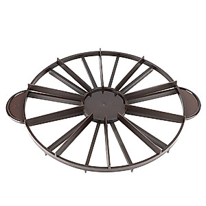 Round Cake Portion Marker,Cake Portion Marker Double Sided,10 or 12 Slices Plastic Pie Divider Cake Slicer/Cutter with Handle for Pastry Baking