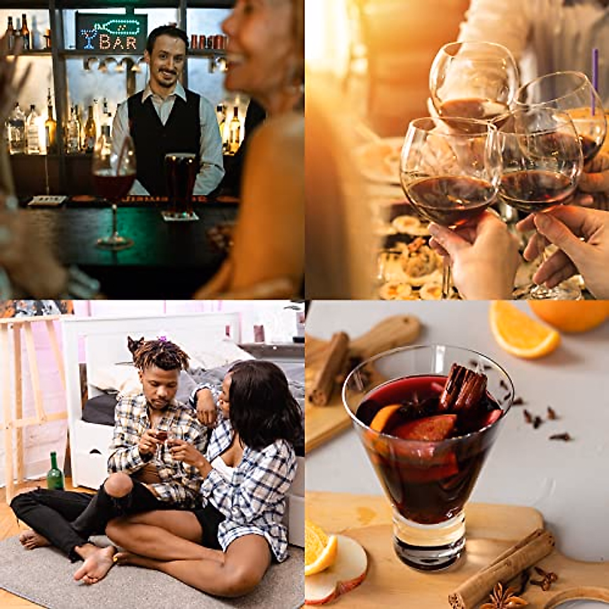 Cocktail Smoker Kit With 4 Cans Wood Chips Brush for Drinks,Gift for Drinks Lover, Dad, Husband,Old Fashioned Smoker Kit Drink Whiskey Smoker Infuser Kit Smoke Top For Cocktails