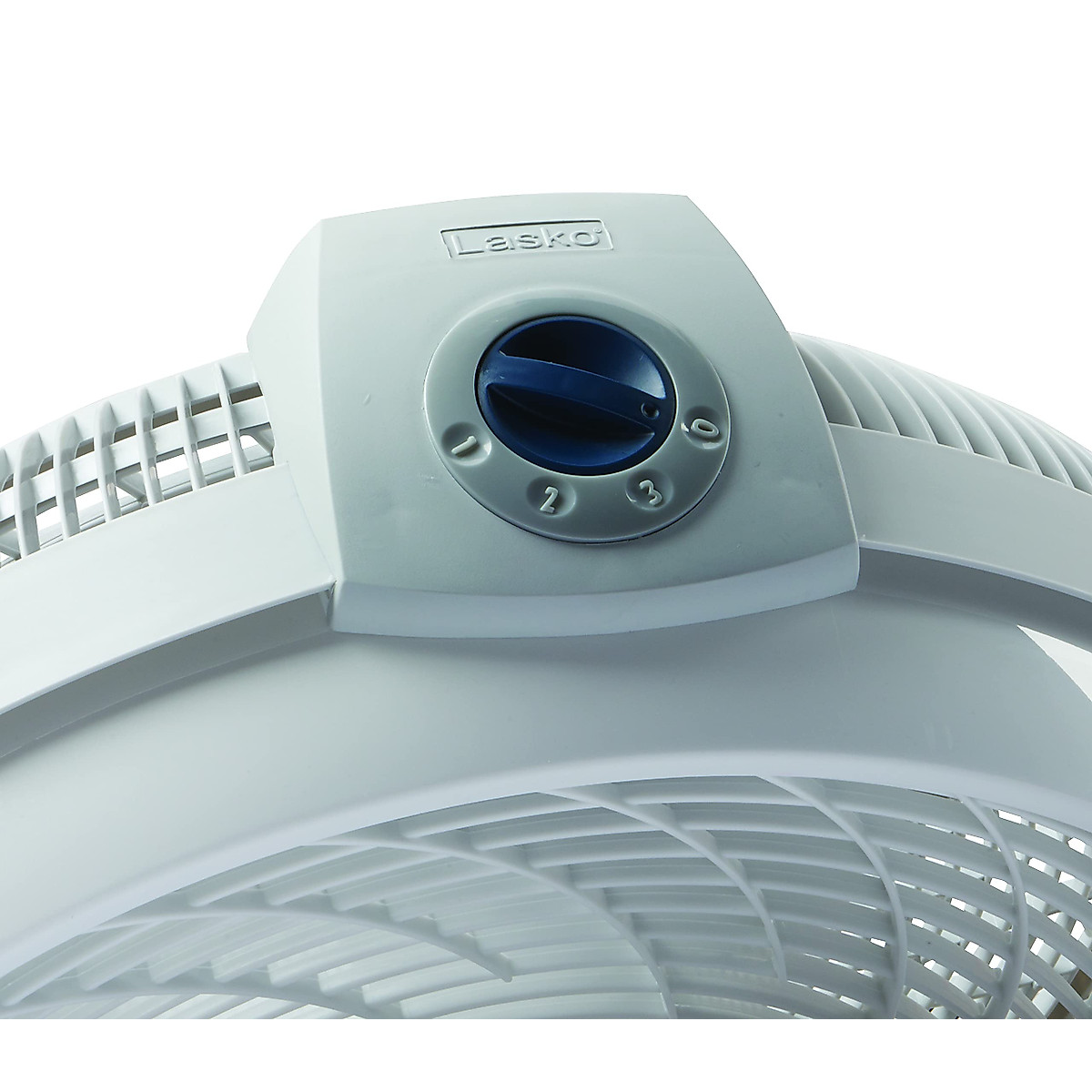 Lasko 3520 20 Inch 3-Speed Cyclone Air Circulator Home Fan, White