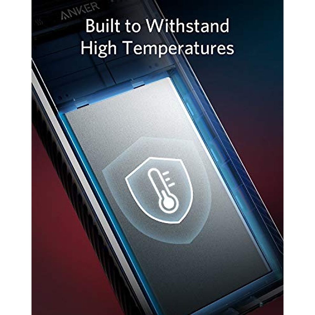 Anker PowerCore Solar 10000, 15W Power Bank 10,000 mAh with Dual Ports, Flashlight, IP64 Splash Proof and Dustproof for Outdoor Activities, Compatible with Smartphones and Other Devices