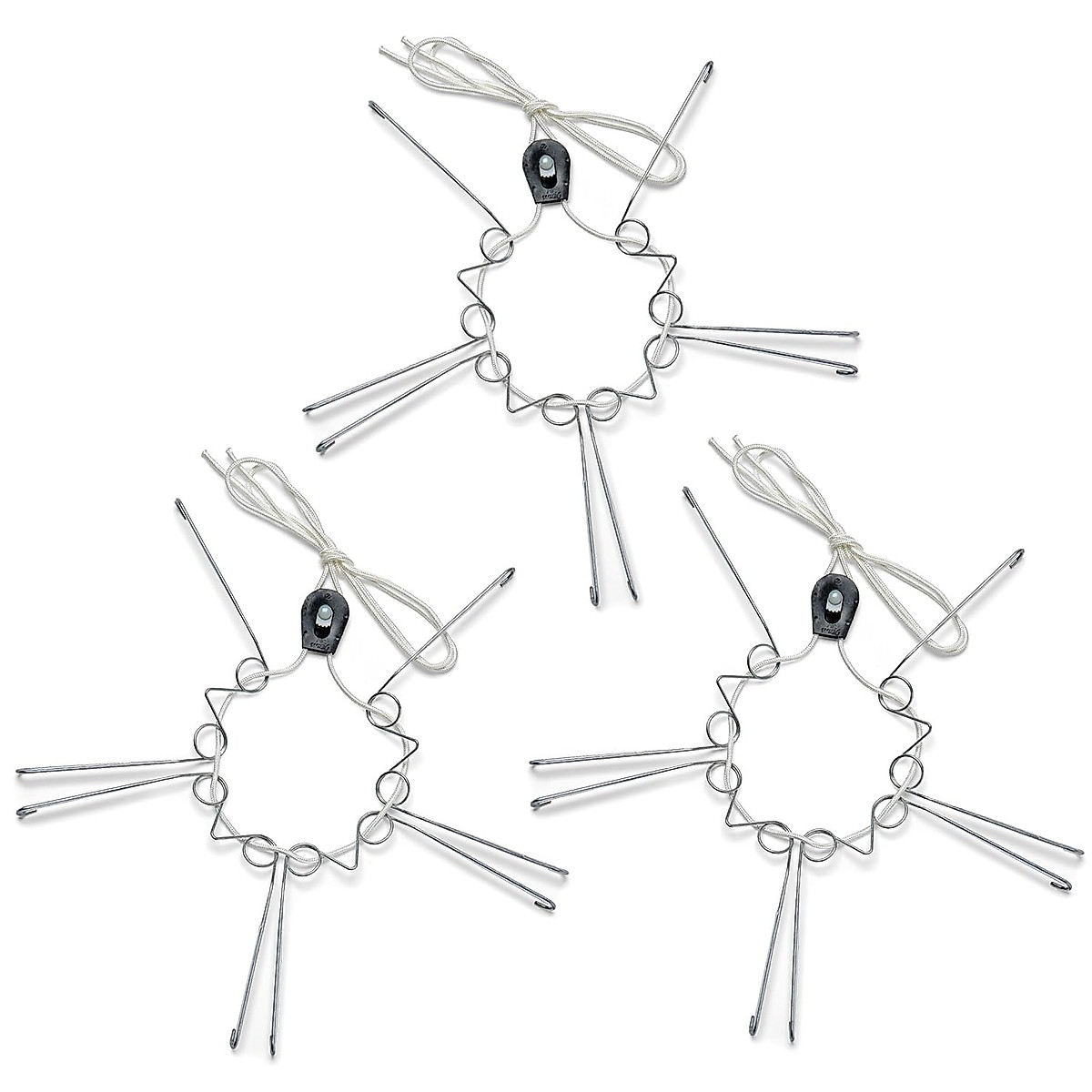 Display Buddie 3-Pak Extra-Large Adjustable Plate Hanger for Plates, Platters, Bowls & Oval, Square, Rectangular Objects up to 18"-24" Diameter and up to 10 lbs…