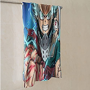 Japanese Anime Series Fashion Camping Hand Towels, Quick-Drying Super Absorbent Soft Hand Towel Microfiber Towel32×16 (40cm×80cm) inches (My-Hero-Academia-Anime-Manga 5)