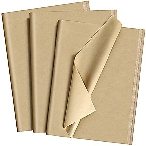 300 Sheets Kraft Tissue Paper 14 x 20 Inches Wrapping Paper Bulk Tissue Paper Decorative for School Baby Shower Graduation Weddings Birthday DIY Bags Gifts (Brown)