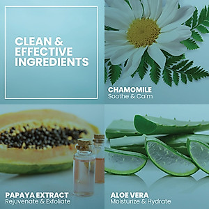 Eva Naturals Coconut & Honey Cleanser Hydrating Foaming Cleanser - Moisturizing, Non-Stripping Daily Acne Face Wash For All Skin Types - 6 Fl Oz