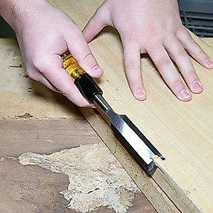 Buck Brothers 1201030 3-Piece Professional Wood Chisel Set, Woodwork Chisel, For Woodworkers Tool Set, For Wood Chisel Sets, Carpentry Tools