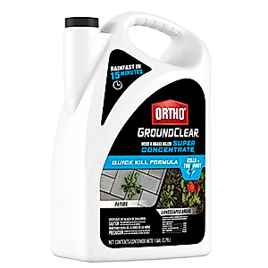 Ortho GroundClear Weed and Grass Killer Super Concentrate1: Treats up to 8,960 sq. ft., Fast Acting, Kills to the Root, 1 gal.