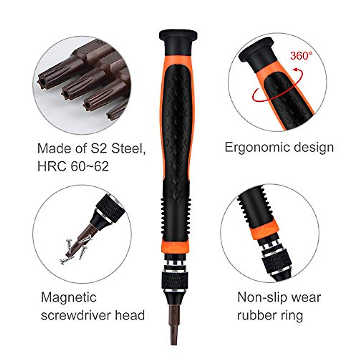 Sainwora PS4/PS5/XBOX Cleaning Repair Kit with PH00 PH0 and T6H T8H T9H T10H Torx Security Screwdriver for Playstation 4 Series Console and Controller Cleaning and Repair