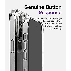 Ringke Fusion Matte [Anti-Fingerprint Technology] Compatible with iPhone 14 Pro Case, Translucent Smudge Proof Protective Sturdy Shockproof TPU Bumper Phone Cover for Women, Men - Matte Clear