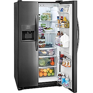 Frigidaire FFSS2615TS 36 Inch Side by Side Refrigerator with 25.5 cu. ft. Capacity, External Water Dispenser, Ice Maker, in Stainless Steel