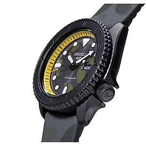 Seiko 5 Sports Automatic Limited Edition One Piece Vinsmoke Sanji Silicone Band Watch SRPH69