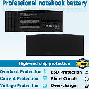 LAQUEENA BTYVOY1 Laptop Replacement Battery for Alienware M17x R3 R4 Series 7XC9N C0C5M 0C0C5M 318-0397 05WP5W 5WP5W 11.1V 90WH/8100MAH 9-Cell