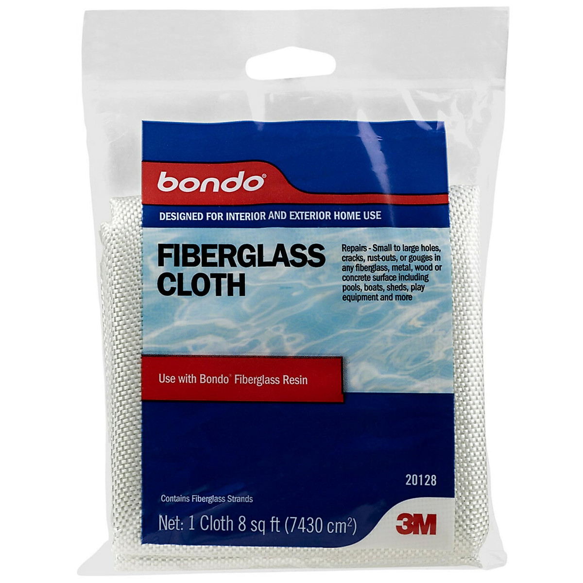 Bondo Fiberglass Resin Repair Kit, 00420, 0.45 Pint
