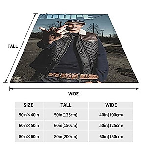 Flannel Blanket August Alsina Soft Lightweight Throw Blanket Warm Durable Sofa Couch Decor Beding 50"X40"