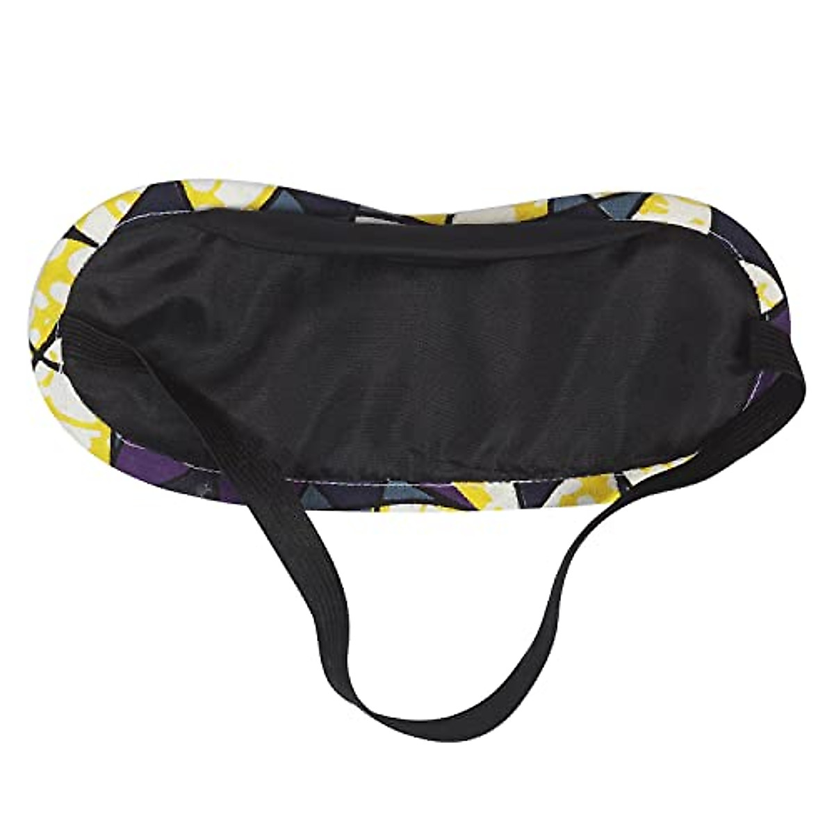 ANATHA 100% COTTON PRINTED CLUTCH/POUCH AND AFRICAN PRINT EYE MASK WITH LINING AND ZIPPER FASTENER - AFRICAN HAND PRINT FABRIC USED, Multicolour