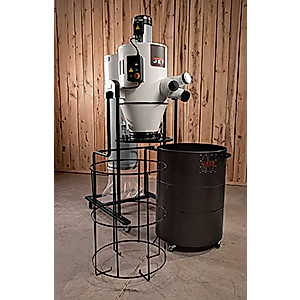 JET JCDC-3 Cyclone Dust Collector, 2-Micron Filter, 1240 CFM, 3HP, 1Ph 230 (717530K)