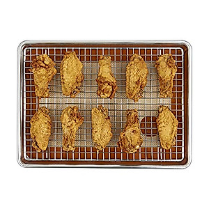 Mrs. Anderson’s Baking Professional Quarter-Size Baking and Cooling Rack, 8.5 x 12-Inches