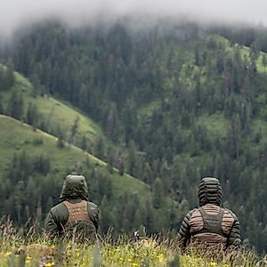 Eberlestock Recon Modular Bino Pack - Advanced Binocular Harness System with Customizable Attachments - Skye - Large
