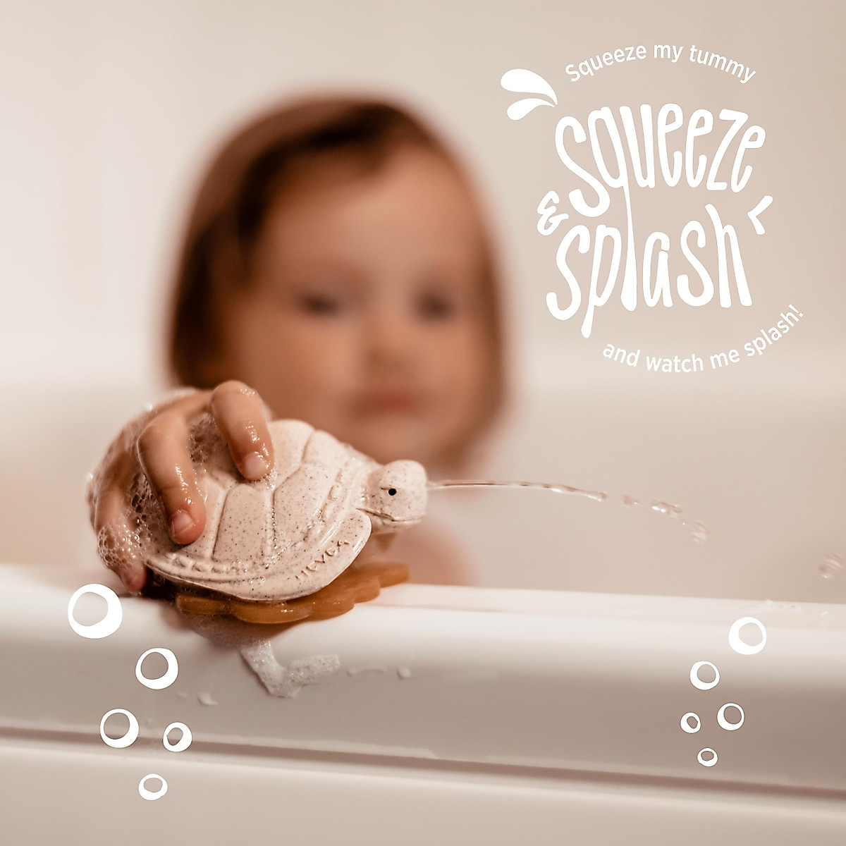 HEVEA Squeeze'n'Splash Bath Toys (Duck)