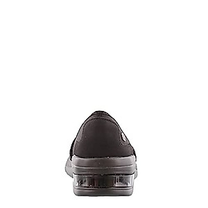 Bzees Women's REMIX Shoe, Black pucker Mesh, 9.5 M US